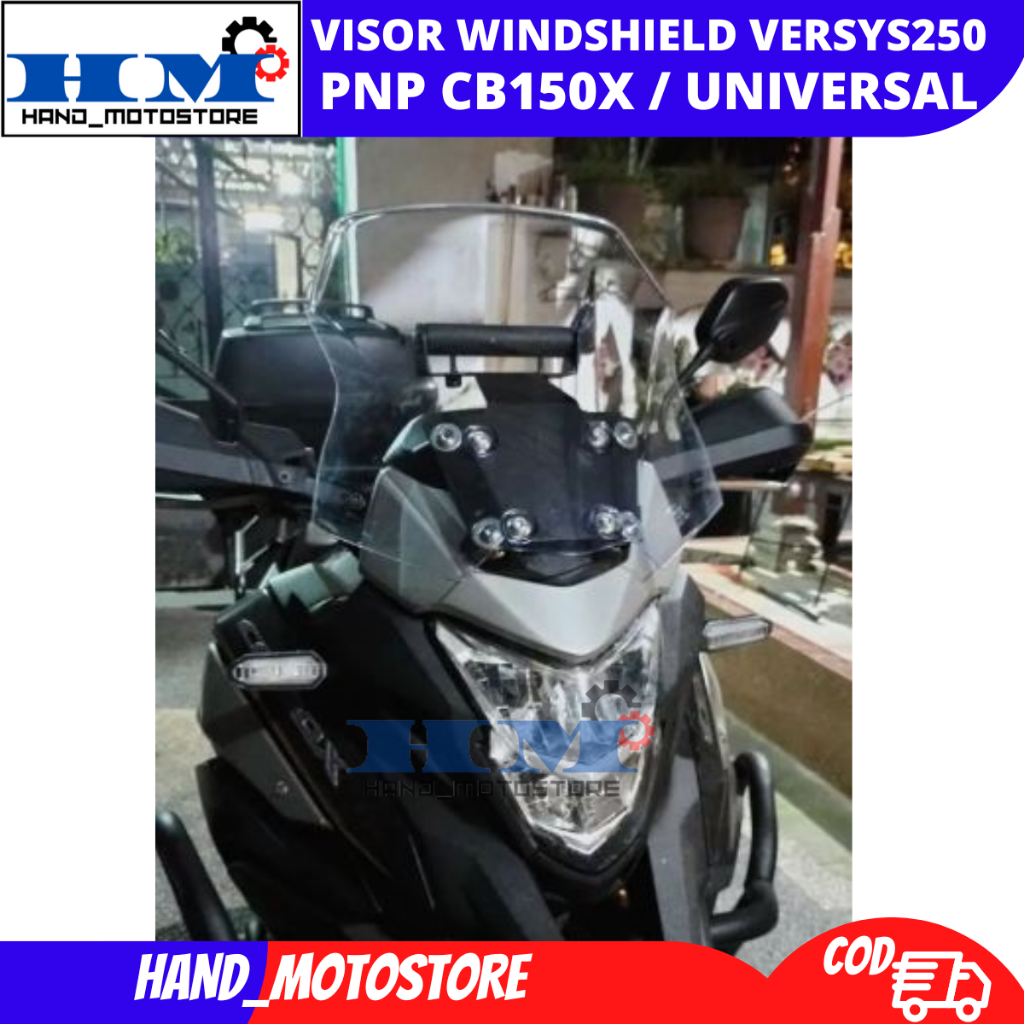 Visor WINDSHIELD รุ่น VERSYS X250 PNP CB150X UNIVERSAL VISOR TOURING 3 ...