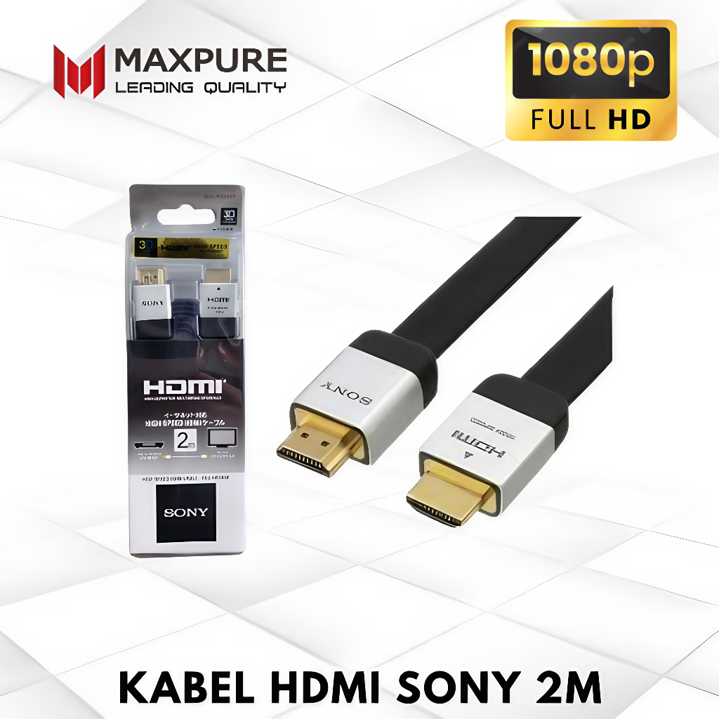 สาย HDMI คุณภาพสูงความเร็วสูง Sony 2M / HDMI 2M / HDMI 2 เมตร | Shopee Thailand