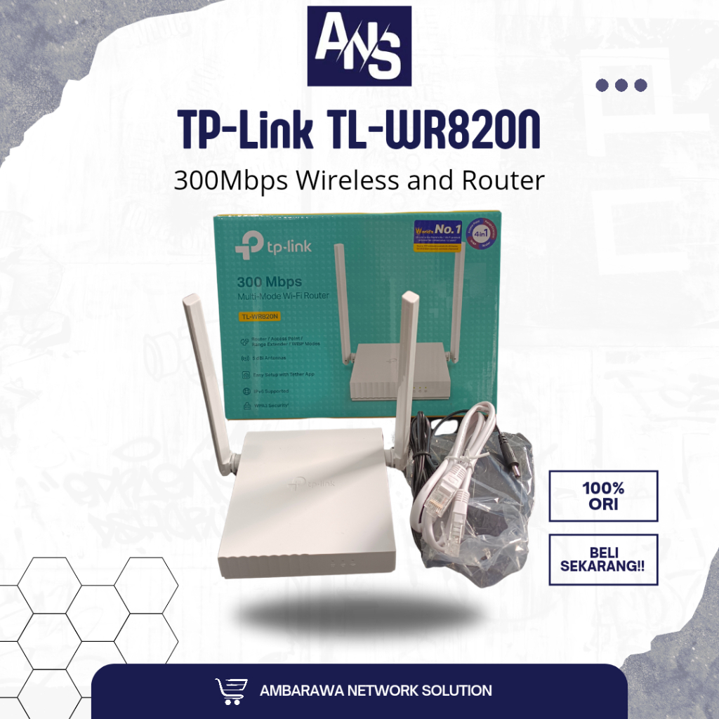 Tp-link TL-WR820N 300Mbps เราเตอร์ไร้สาย N TLWR820N TL WR820N WR 820N ...