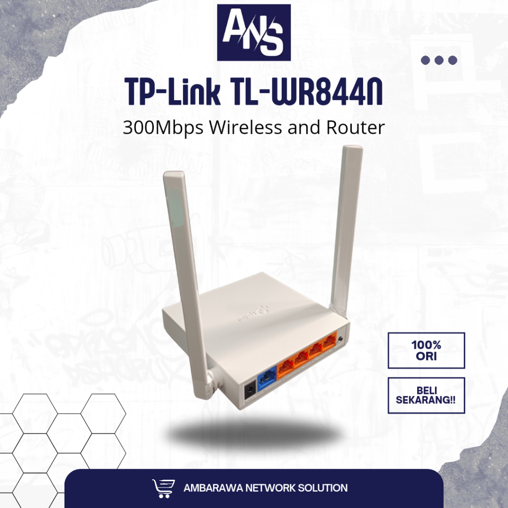 Tp-link TL-WR844N 300Mbps จุดเชื่อมต่อหลายโหมด/ เราเตอร์ Wi-Fi | Shopee ...