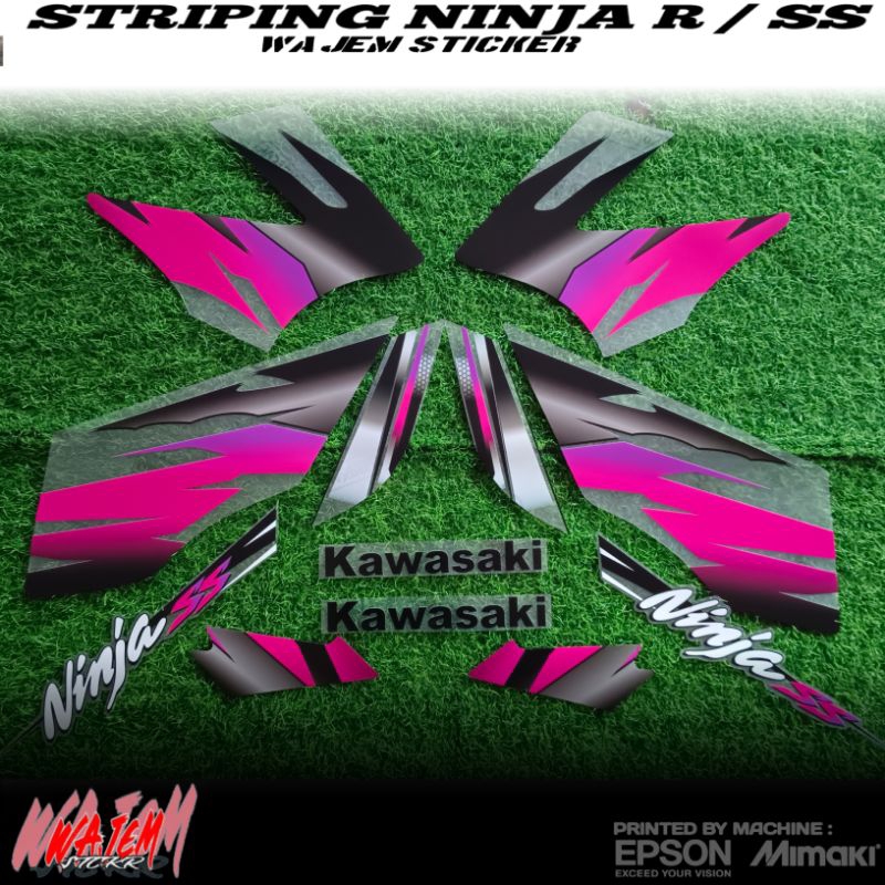รุ่นใหม่ล่าสุด NINJA R NINJA SS TRANSPARENT STRIPING | Shopee Thailand