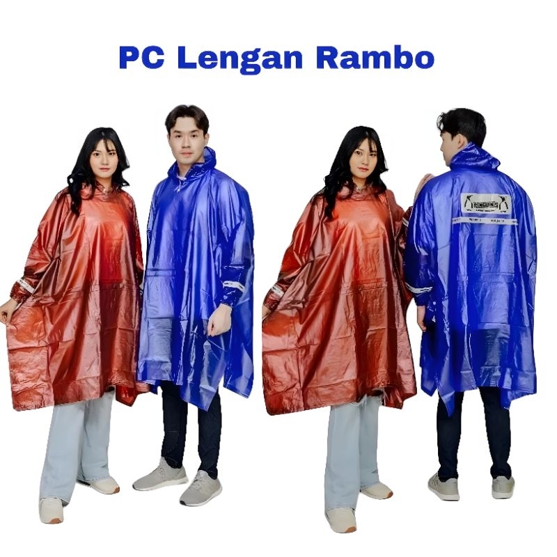 เสื้อกันฝน Coat Penguins Poncho Sleeve Rambo ผู้ใหญ่ขนาดใหญ่ Poncho ...