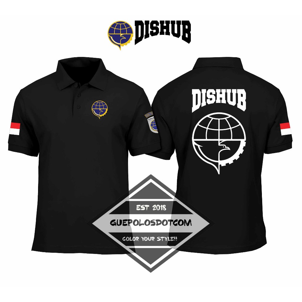 Dishub POLOSHIRT - เสื้อคอปก DISHUB - DISHUB COLLAR POLO / แผนกขนส่ง ...