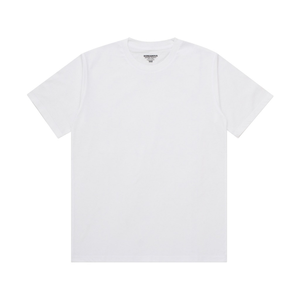 เสื้อยืด Screamous BASIC ZETH WHITE | Shopee Thailand