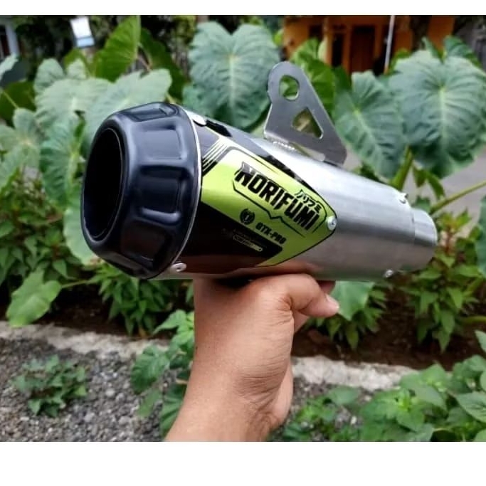 ท่อไอเสีย norifumi gtx pro Muffler เฉพาะช่องสแตนเลส 51mm | Shopee Thailand