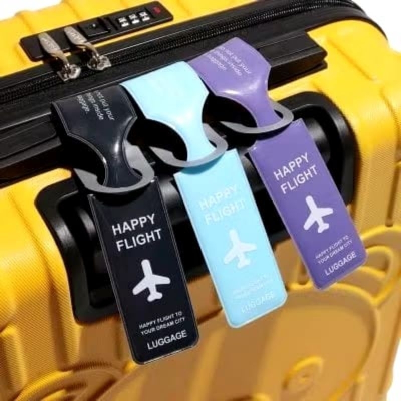 LUGGAGE TAG | NAME TAG SUITcase | SUITcase LABEL | กระเป๋าเดินทาง Happy ...