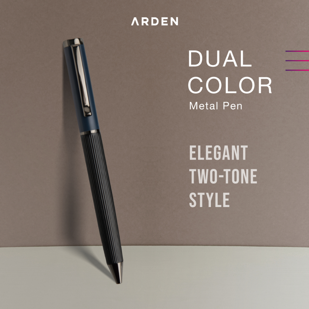 Arden Dual Color Pen - Metal Ballpoint Professional Business Pen ...