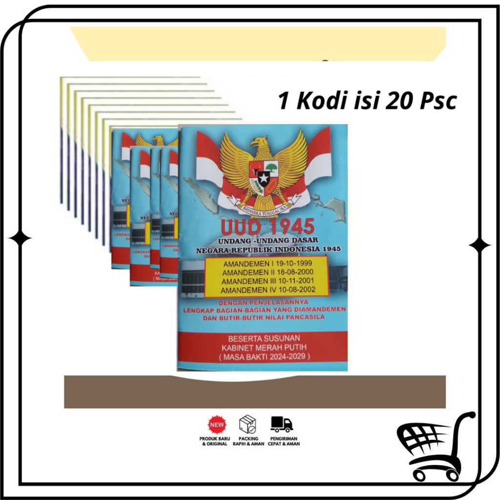 Merah PUTIH Toko99 - Pocket Book of the 1945 สถาบันสาธารณรัฐอินโดนีเซีย (ตู้สีแดงและสีขาว 2024 ...