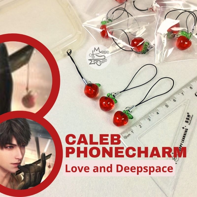 Gantungan Caleb Love and Deepspace Phone charm/ Caleb Love and ...