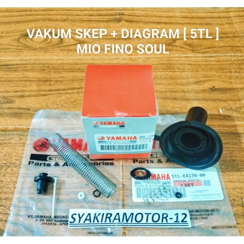 Skep VACUUM + DIAGRAM [ 5TL] MIO SMILE MIO SPORTY FINO LAMA MIO SOUL ...