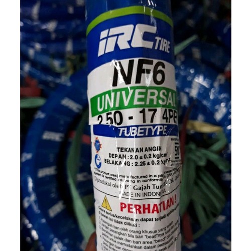 Irc NF6 ยางมอเตอร์ไซค์ NF6 (NF6) 250-17 (Tubetype) ยางนอกดอกไม้ตรงคลาสสิกเป็ด kirana astuti เดิม ...