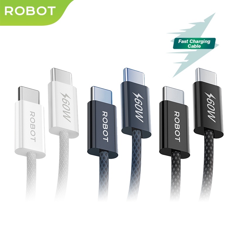 สายดาต้าหุ่นยนต์ RCC6W Fast Charging Type CtoC 6W ginal รับประกัน 1 ปี ...