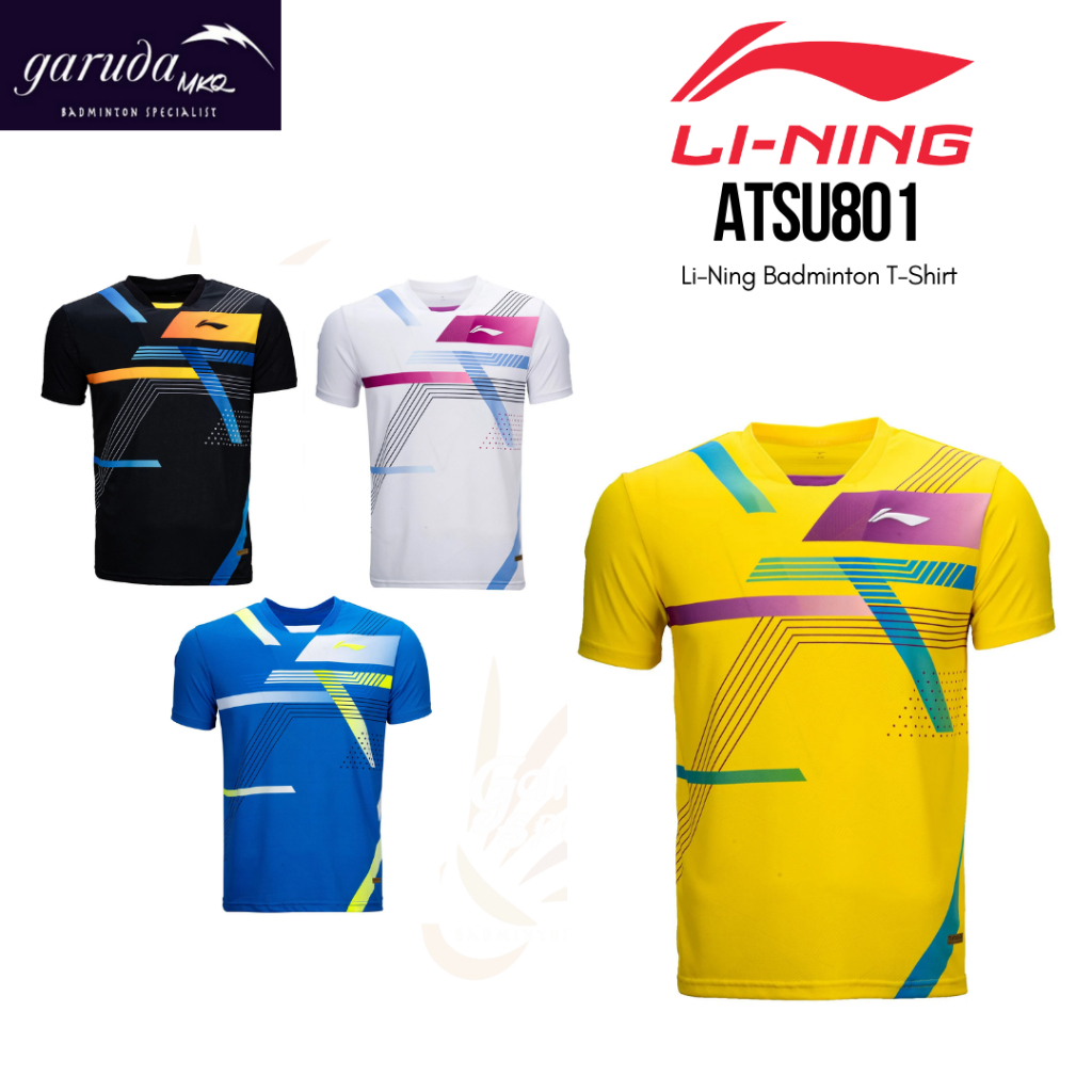 LINING ATSU801 BADMINTON JERSEY LINING ATSU801 ClimaFit เสื้อยืด ...