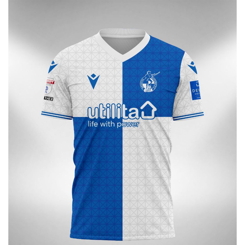 Bristol Rovers Home Jersey 2023 2024 | Shopee Thailand
