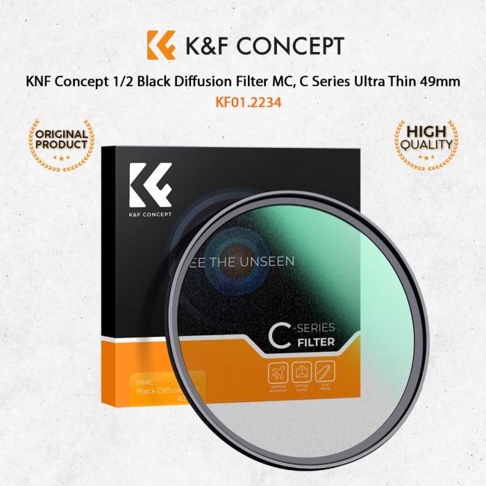K&f Concept KNF 1/2 Black Difusion Filter Nano-C MC Ultra Thin ...