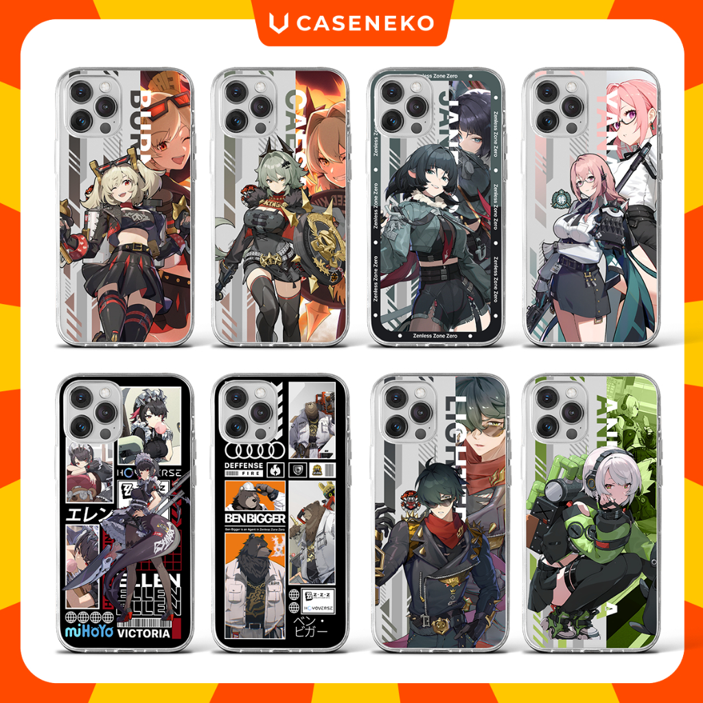 Hp Custom Case Burnice, Caesar King, Janne Doe, Seth Lowell, Ellen Zoe ...