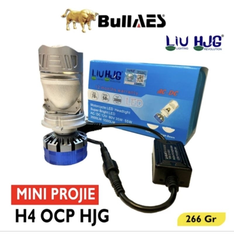 H4 Biling H4 Mini Projie ไฟรถยนต์ 55 วัตต์ OCP ยี่ห้อ HJG ไฟสูงต่ํา ...