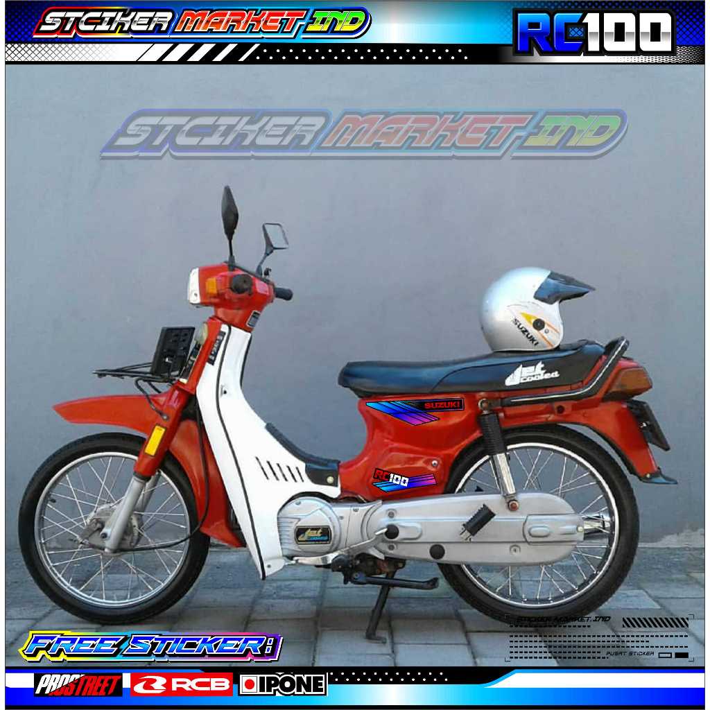 Bravo RC 100 MOTORCYCLE VARIATION STRIPING / SUZUKI BRAVO RC 100 ...