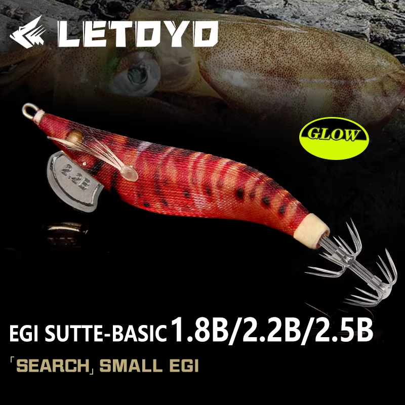 Letoyo EGI SHRIMP เหยื่อตกปลา SQUID BAIT SUTTE BASIC 1.8 2.2 2.5 | Shopee Thailand