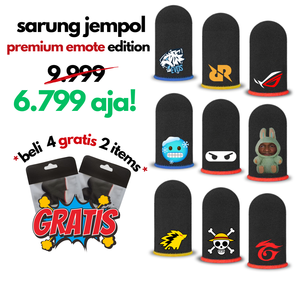 Hp Premium Emote Thumb Cover สําหรับ FF/FREE FIRE games, Mobile Legends ...