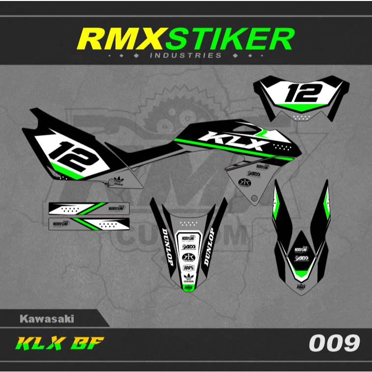 STABILO Hiramu PUTIH MERAH สติ๊กเกอร์ KLX 150 BF (009) สติ๊กเกอร์ ...