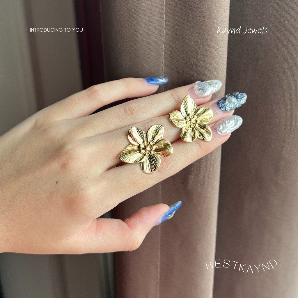 ต่างหู Kaynd Rosie ที่ดีที่สุด - ต่างหูสแตนเลสชุบทอง 18k (ป้องกันสนิม ...