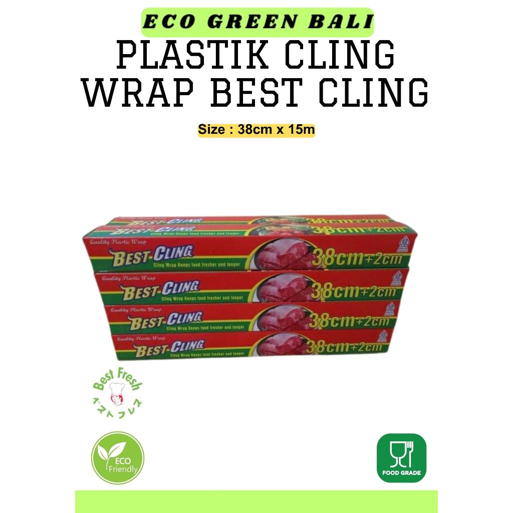 ตัวยึดพลาสติก | Best CLING WRAP 38 Cm x 15 M / พลาสติกห่ออาหาร ...