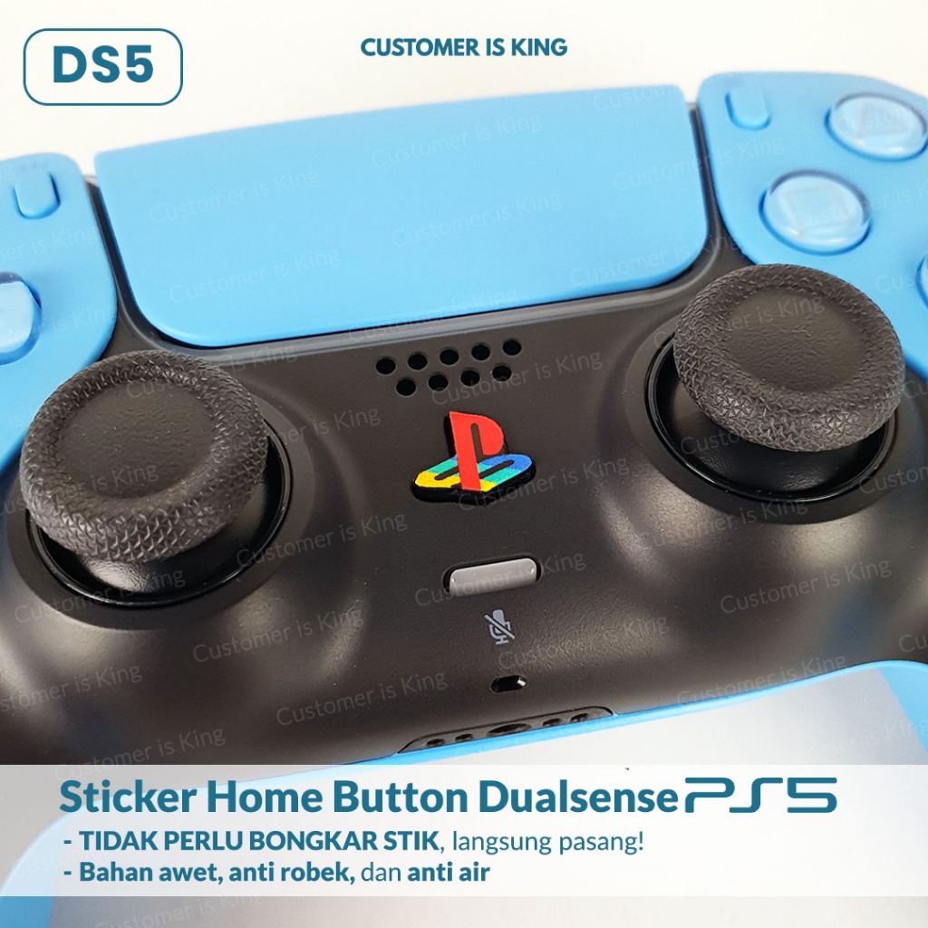 ปุ่มโฮม Dualsense สติกเกอร์ PS5 DS5 จอยสติ๊กสติ๊กโลโก้ Playstation | Shopee Thailand