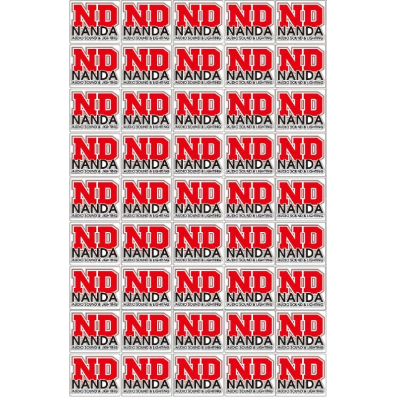 45 ชิ้น NANDA AUDIO STICKERS กันน้ํา MATERIAL (VYNIL) | สติ๊กเกอร์เสียง ...