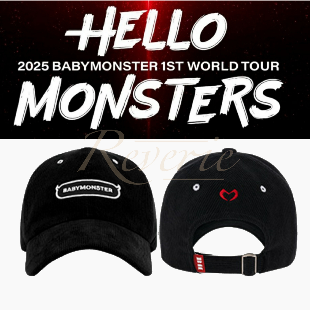 หมวก Babymonster BM HELLO MONSTER MERCH KPOP BABY MONSTER CAP WORLD ...