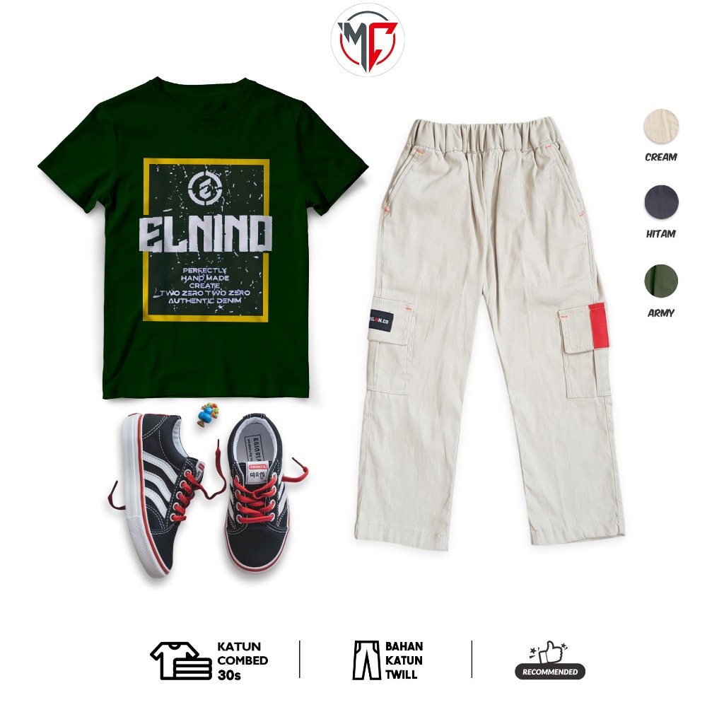 Maximo.co Zero Two Army Childrens Distro Clothes Set and Long Cargo ...