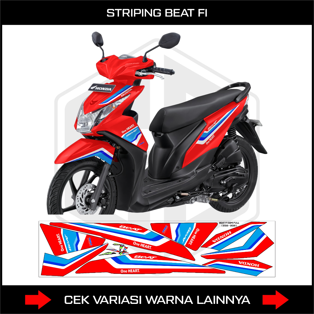 Honda BEAT FI LAMA/DECAL STRIPING BEAT FI ESP สติ๊กเกอร์ | Shopee Thailand