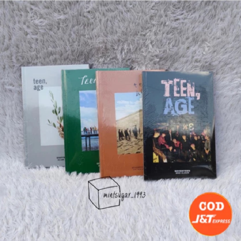 Seventeen - อัลบั้มที่ 2 [Teen, Age] TA Teen Age อัลบั้ม 17 svt สีขาว ...