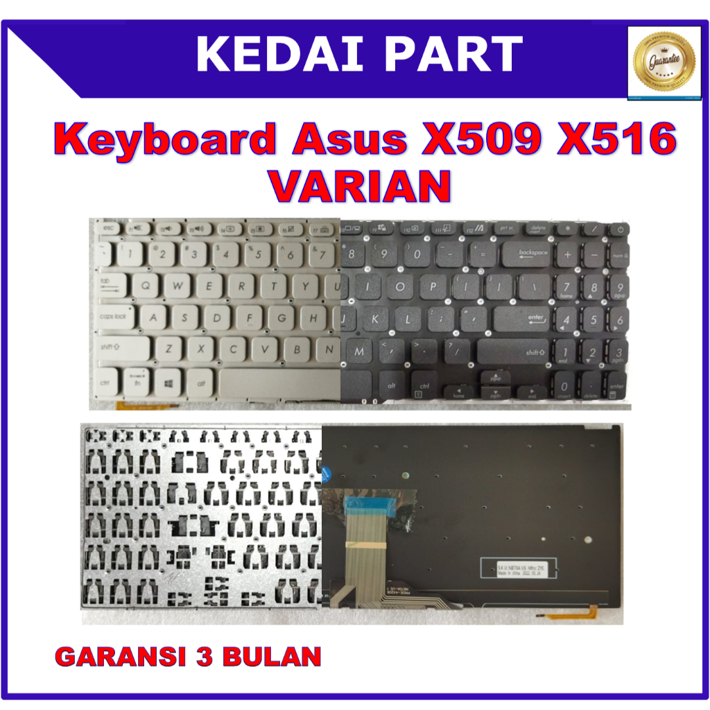 คีย์บอร์ด Asus Vivobook 15 X509 X516 FL8700FB M509 M509BA M509D M509DA ...