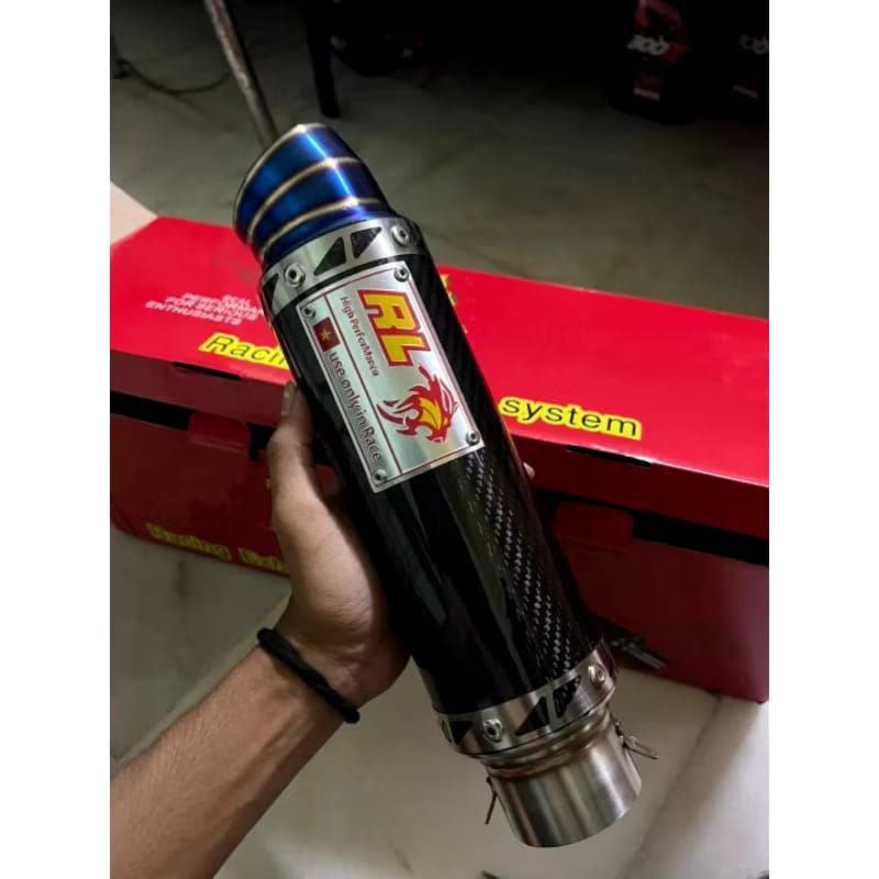 Red Leo Exhaust/Ekzos Canister สแตนเลสเข้า 50/51mm เฉพาะสําหรับรถ ...