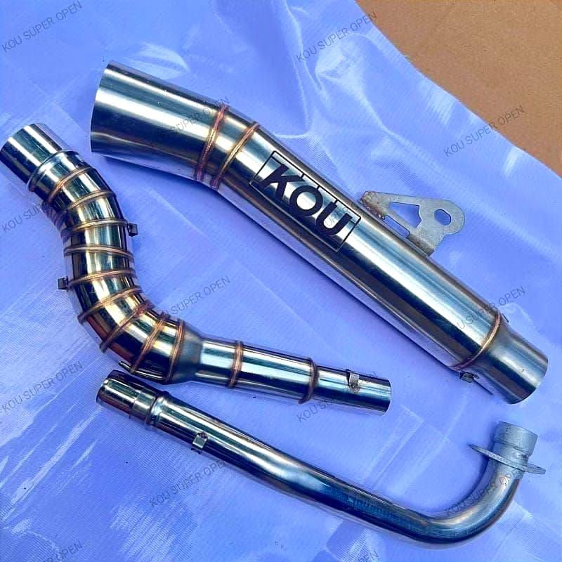 Kou Super Open Pipe Xrm 125 Raider j 115 Smash115 Rs125 Wave 125 110 ...