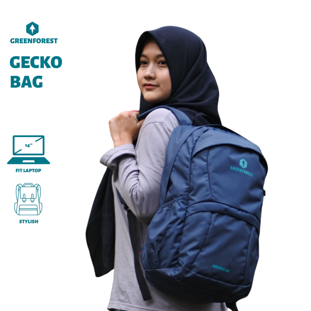 Greenforest Gecko Backpack สล็อตแล็ปท็อป 22 ลิตร | Shopee Thailand