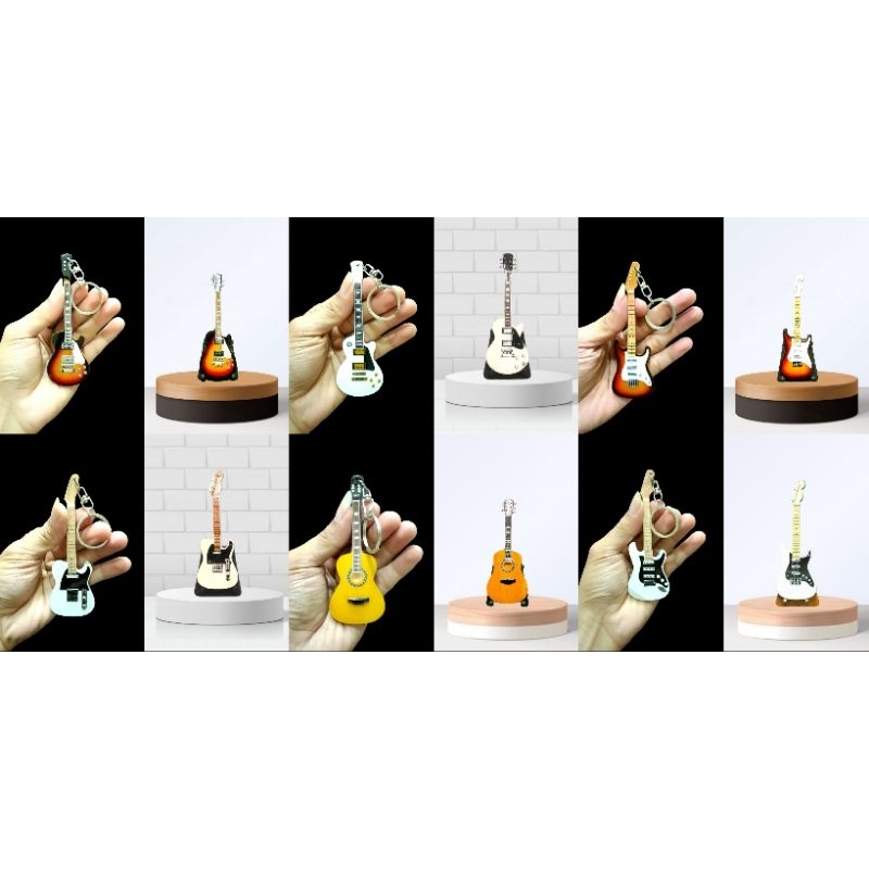 GUNDAN GUITAR AND KEYCHAIN MINIATURE PACKAGES | Shopee Thailand