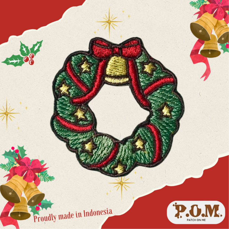 Iron Patch EMBROIDERY - X.mas / Christmas Patch - Mistletoe - ตรา ...