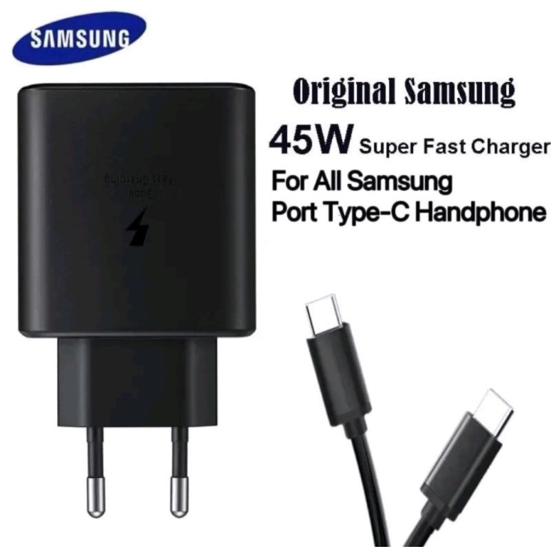อะแดปเตอร์ Samsung Galaxy S24 FE S23 FE Charger 45W Super Fast Charging ...
