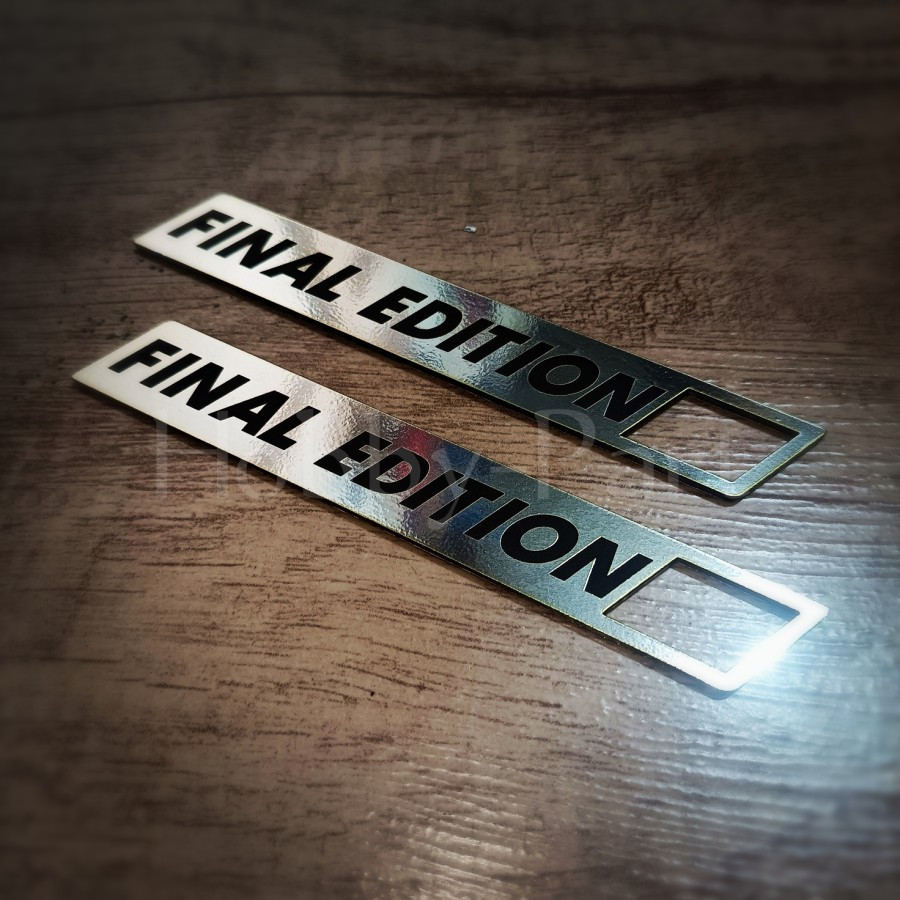 Final Edition Emblem อะคริลิค 3 มิตินูน | Shopee Thailand