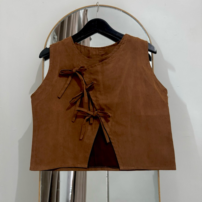 Aleya Womens VEST / VEST / เสื้อครอประดับพรีเมียมด้านนอก / REST แขนกุด ...