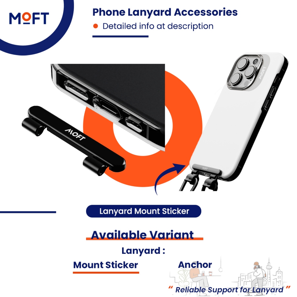 อุปกรณ์เสริมเชือกคล้องโทรศัพท์ Moft | Shopee Thailand
