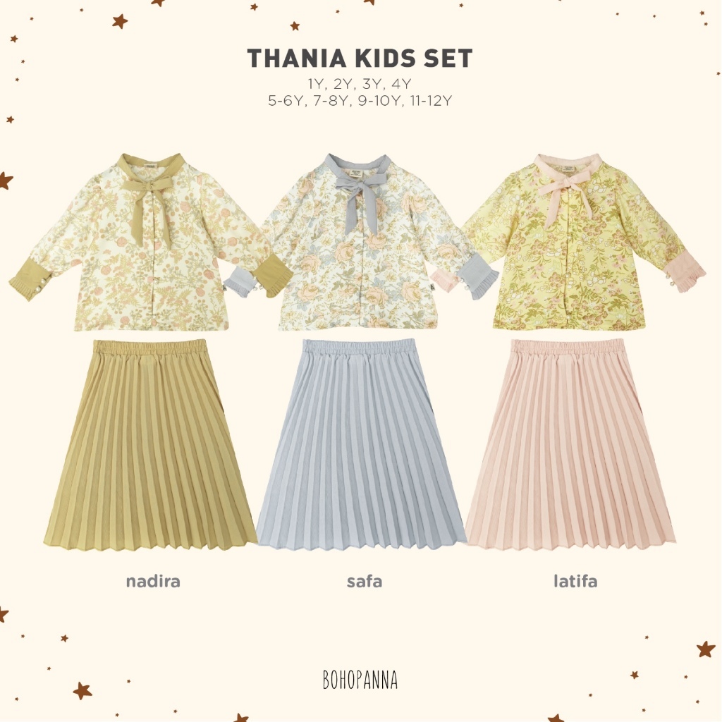 พร้อมส่ง SEND BOHOPNA THANIA BABY DRESS THANIA KIDS SET THANIA MOMMY ...