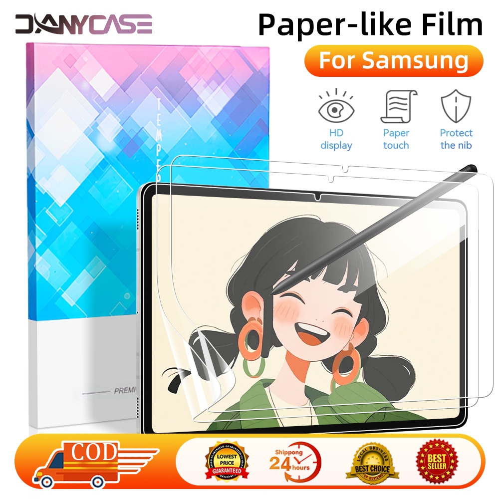 Danycase Matte ฟิล์มเช่นกระดาษหน้าจอ Protecto สําหรับ Samsung Galaxy ...