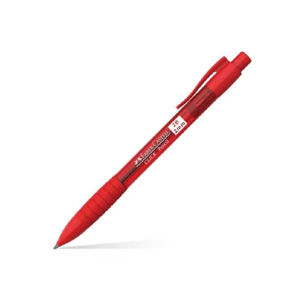 Merah Faber Castell RED 2.0mm ดินสอกด 132810 Clik Pencil (Unit ...