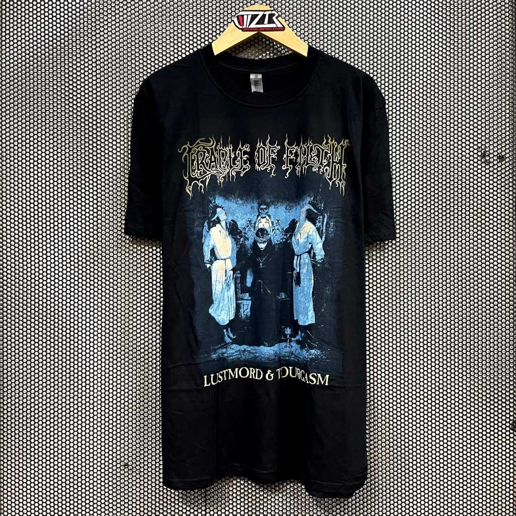 T Shirt Band Official CRADLE OF FILTH - LUSTMORD & TOURGASM TOUR Original | Shopee Thailand