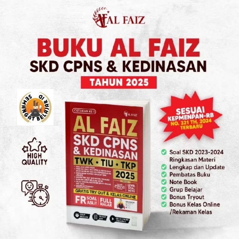 Buki AL FAIZ SKD CPNS & OFFICIAL SERVICES 2025 ใหม่ล่าสุดและสมบูรณ์ ...