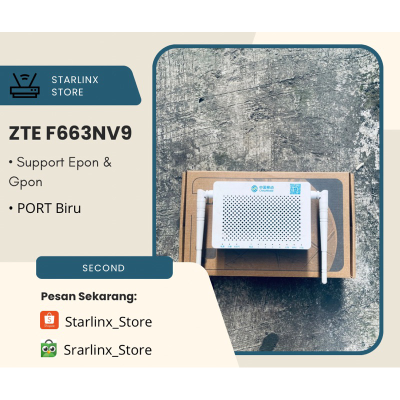 Zte F663 XPON ONT ZTE F663NV3a EPON GPON รองรับ | Shopee Thailand