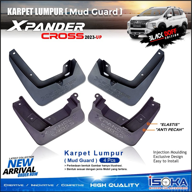 บังโคลนโคลนยามโคลนพรมกันโคลนล้อพรมหน้า+หลัง EXPANDER XPANDER CROSS 2022 ...